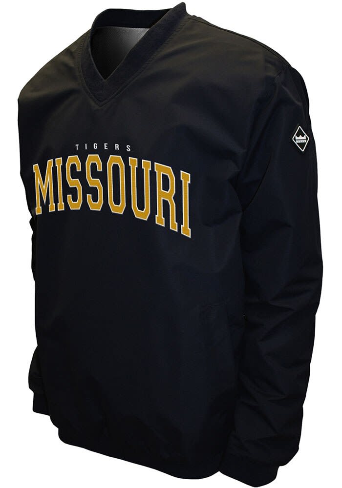 Missouri Tigers Mens Members Windshell BLACK Pullover Jackets - 3450327