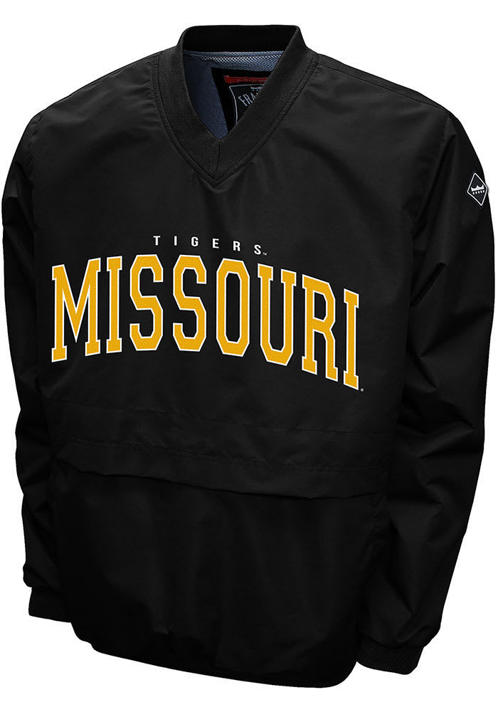 Missouri Tigers Mens Members Windshell BLACK Pullover Jackets - 34560095
