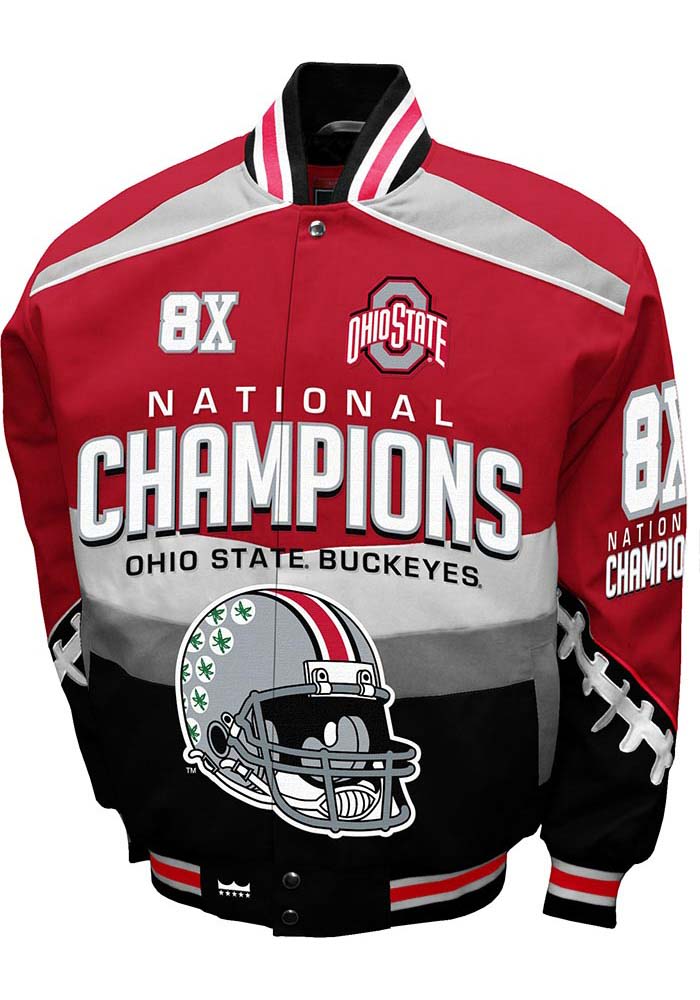 Ohio State Buckeyes Mens Red Commemorative Cotton Twill Heavyweight ...