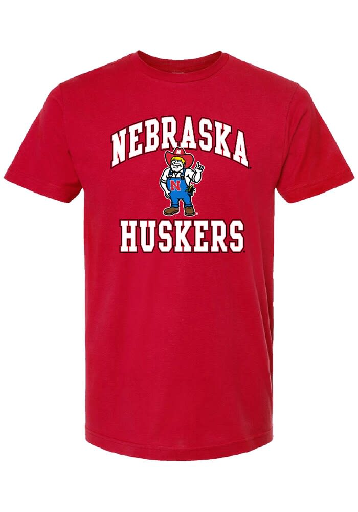 Summit Sportswear RED Nebraska Cornhuskers Football Number One Graphic ...