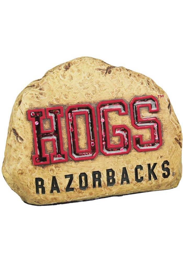 Arkansas Razorbacks Red Logo Rock - 34940416