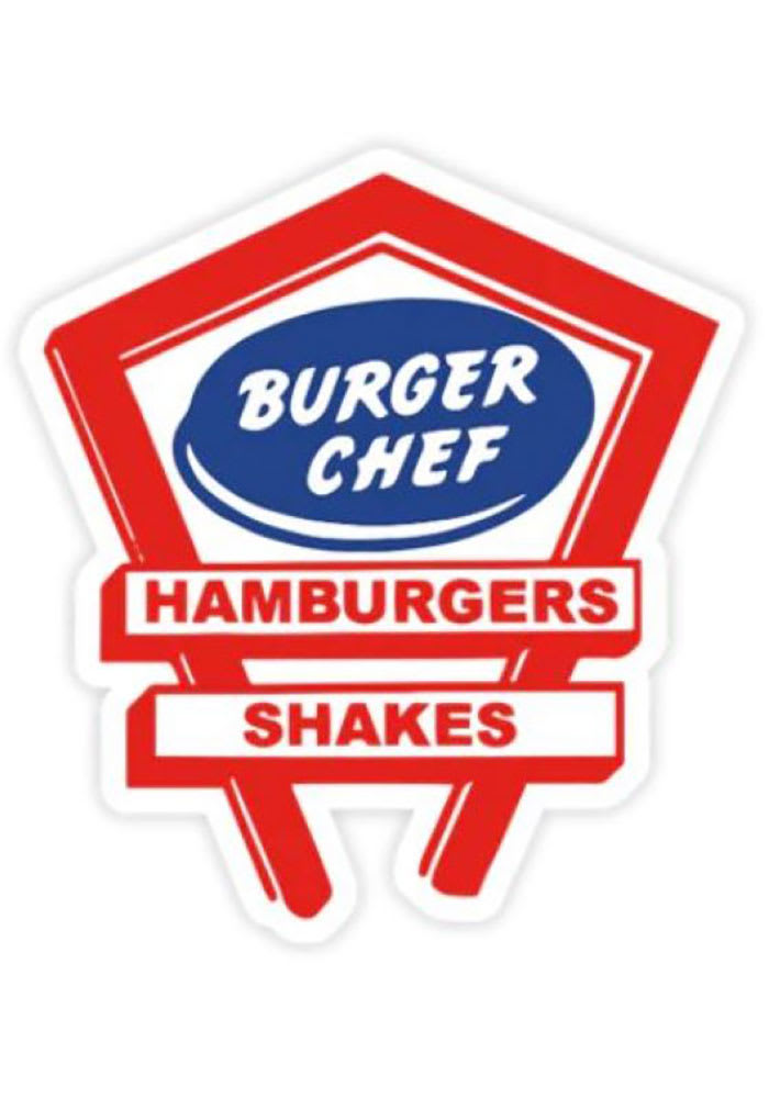Indianapolis Souvenir | Indianapolis Stickers Red Burger Chef Sign ...