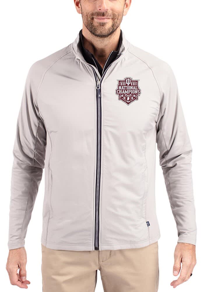 Cutter and Buck Indiana Hoosiers Mens ATHLETICGREY 2025 CFP National ...