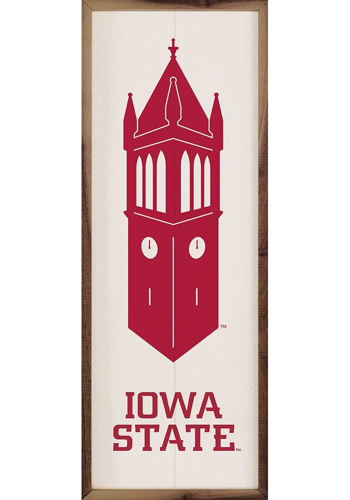 Iowa State Cyclones 8x24 Sign White - 3610016