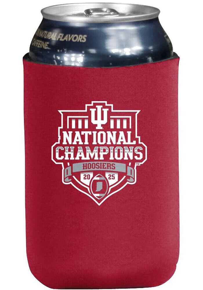 Logo Brands Indiana Hoosiers CRIMSON CFP National Champions 2025 Coolie ...