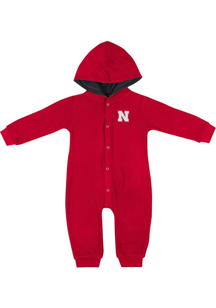 Colosseum Baby RED Nebraska Cornhuskers Space Short Sleeve One Piece ...
