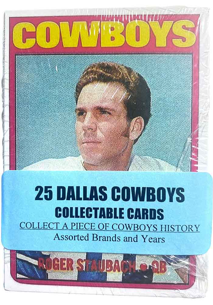 Dallas Cowboys WHITE 25 Pack Football Cards - 3790006