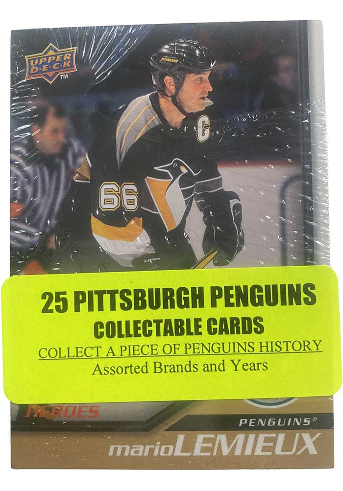 Pittsburgh Penguins BLACK 25 Pack Collectible Hockey Cards - 37910032