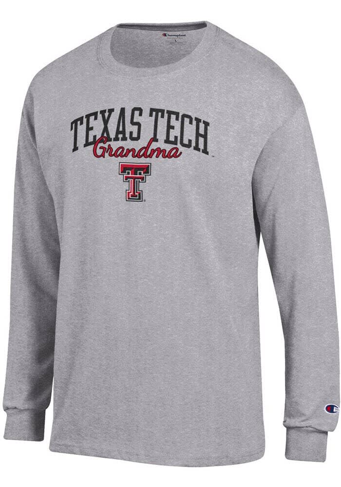 Champion Texas Tech Red Raiders Grandma Script Jersey Long Sleeve T ...