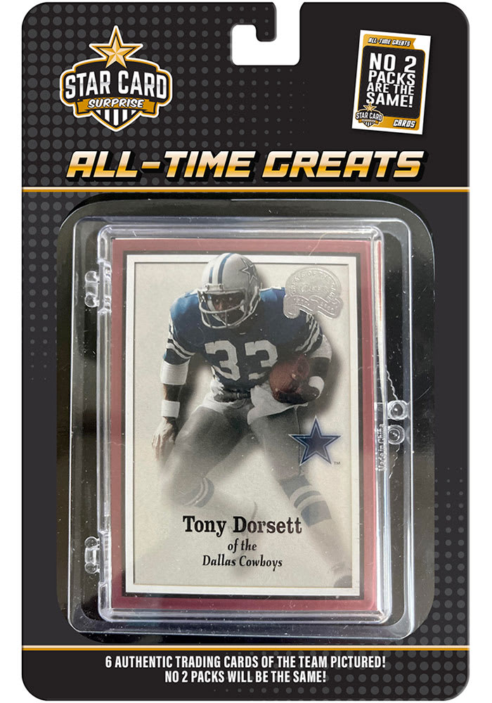 Dallas Cowboys NAVY All Time Greats Football Cards - 3870042