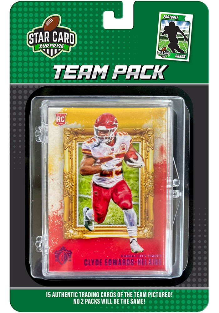 Kansas City Chiefs Red 15pk Football Cards - 3870044