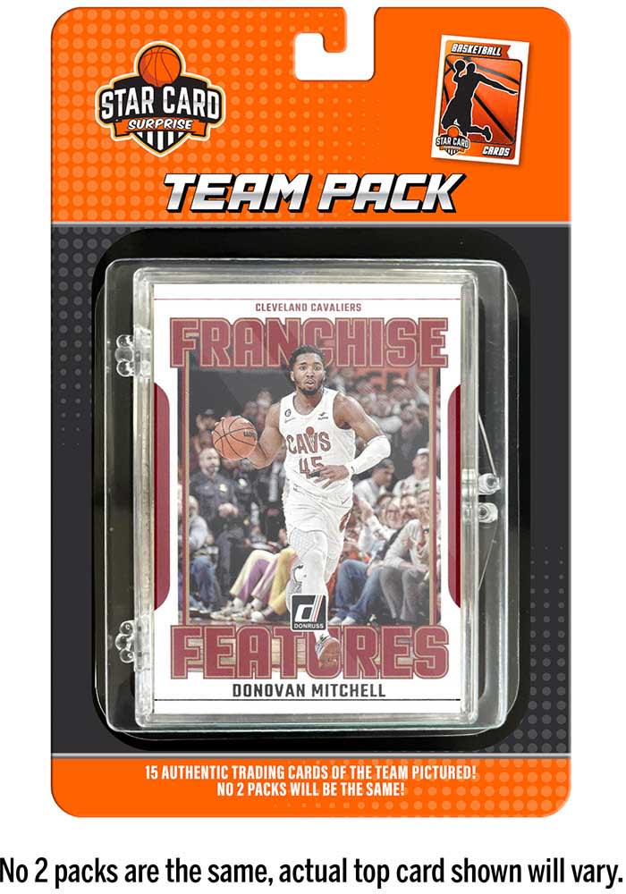 Cleveland Cavaliers Red Team Pack Collectible Basketball Cards - 3870052