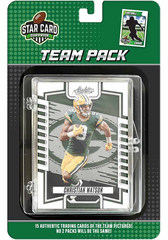 Green Bay Packers GREEN Team Pack Football Cards - 3870074