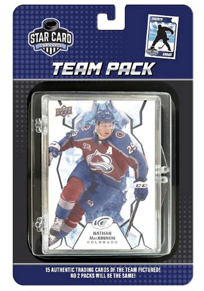 Colorado Avalanche MAROON Team Pack Collectible Hockey Cards - 3870107