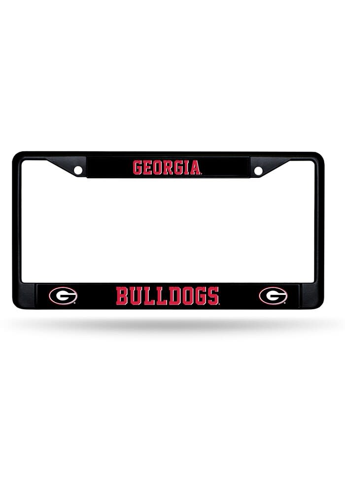 Georgia Bulldogs License Plate Frame - Georgia Bulldogs Red Metal ...