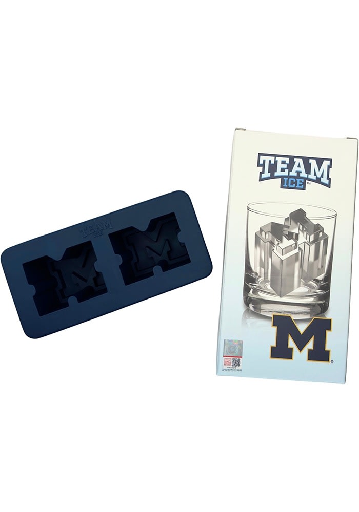 Michigan Wolverines NAVY Large Team Logo Ice Cube Tray - 3927468