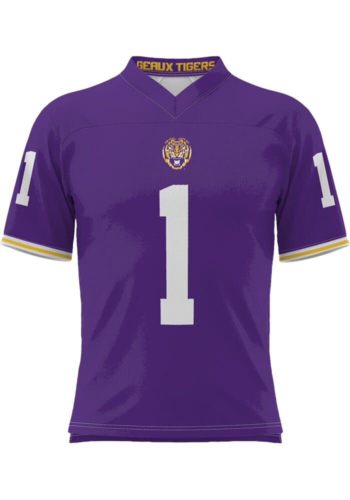 LSU Tigers PURPLE Football Jersey - 39530008