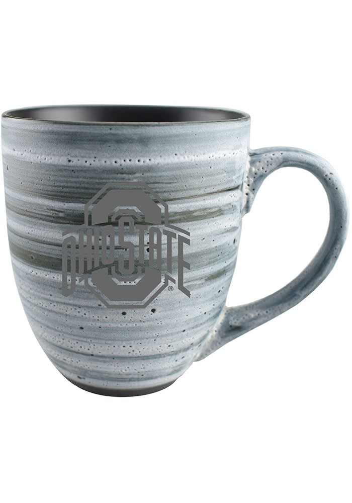Ohio State Buckeyes GREY 16oz Etched Ceramic Mug - 40140697