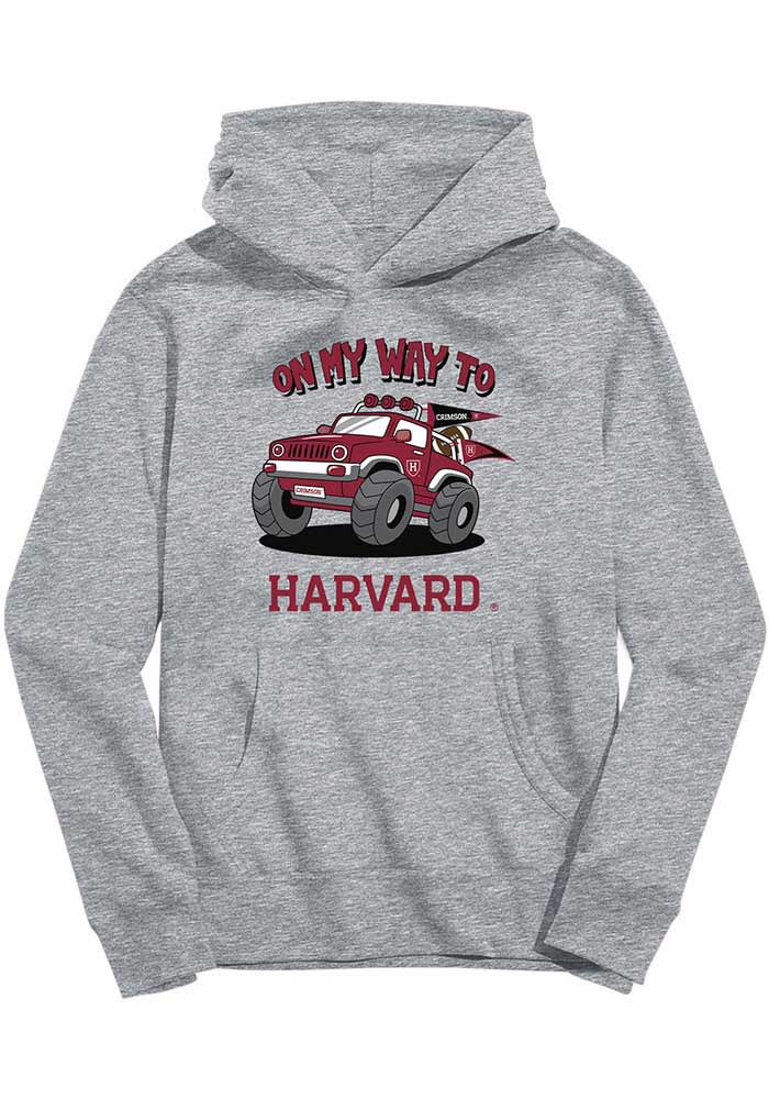 Harvard Crimson Vive La Fete Toddler ATHLETICGREY On My Way Long Sleeve ...