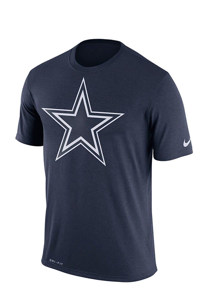 Dallas Cowboys NAVY screen print Style Short Sleeve T Shirt - 41020657