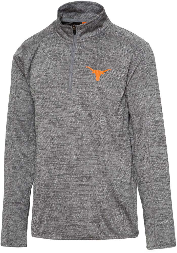 Texas Longhorns Mens CHARCOAL Kharkov Pullover - 41022804