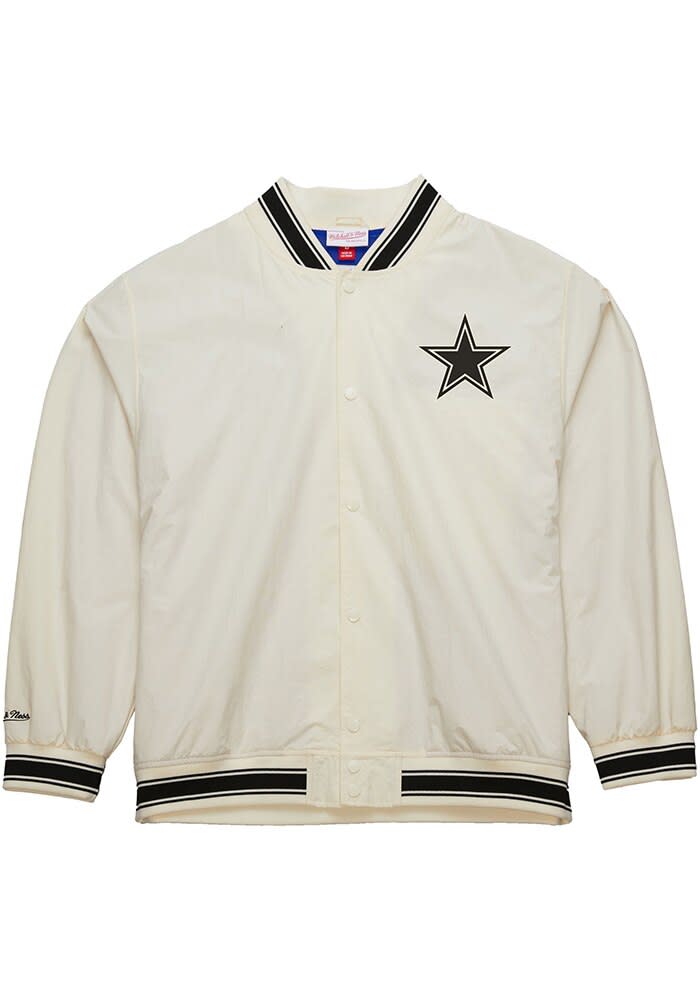 Dallas Cowboys Mens Team Leader CREAM Light Weight Jacket - 41025149