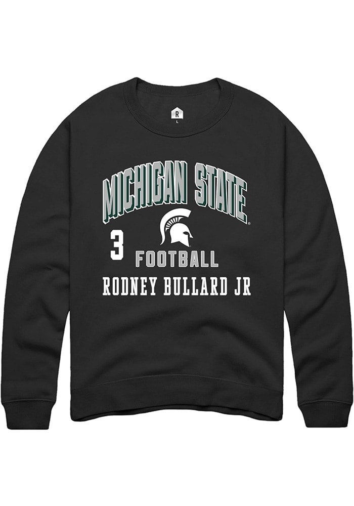 Rodney Bullard Jr Michigan State Spartans Mens BLACK NIL Arch Logo ...