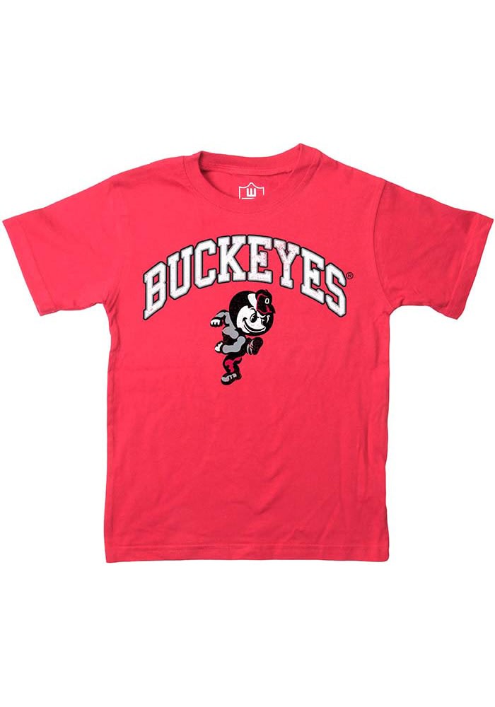 Wes and Willy Ohio State Buckeyes Toddler Red Jersey Vintage Arch ...
