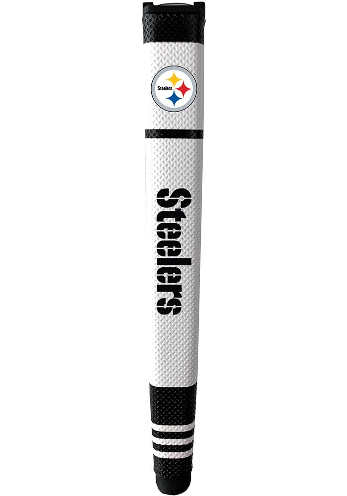 Pittsburgh Steelers White Grip Stripe Putter Cover - 422864765