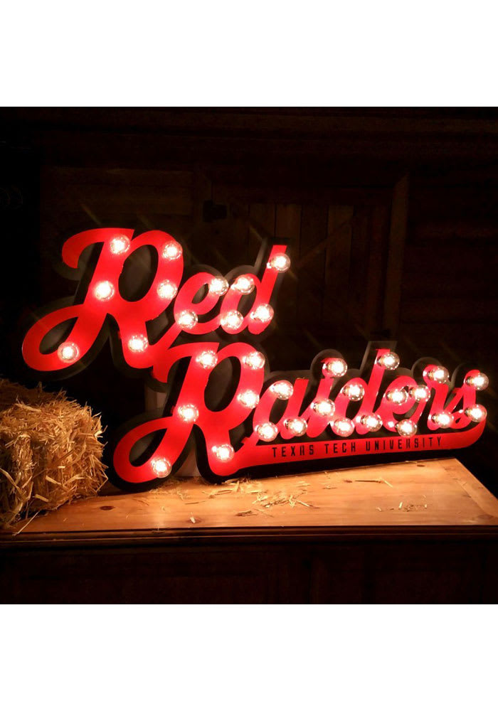 Texas Tech Red Raiders Lit Marquee Sign - 4260013