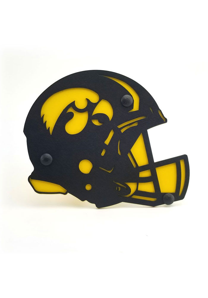 Iowa Hawkeyes BLACK Helmet Hitch Cover - 4260077