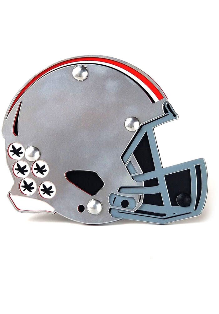 Ohio State Buckeyes Red Helmet Hitch Cover - 4260107