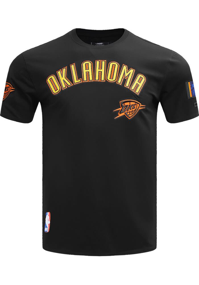 Pro Standard Oklahoma City Thunder BLACK City Edition Short Sleeve ...