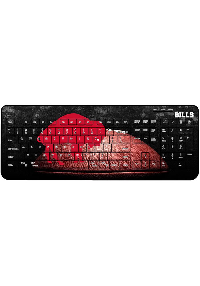 Buffalo Bills BLACK Historic Legendary Wireless Keyboard - 43043477
