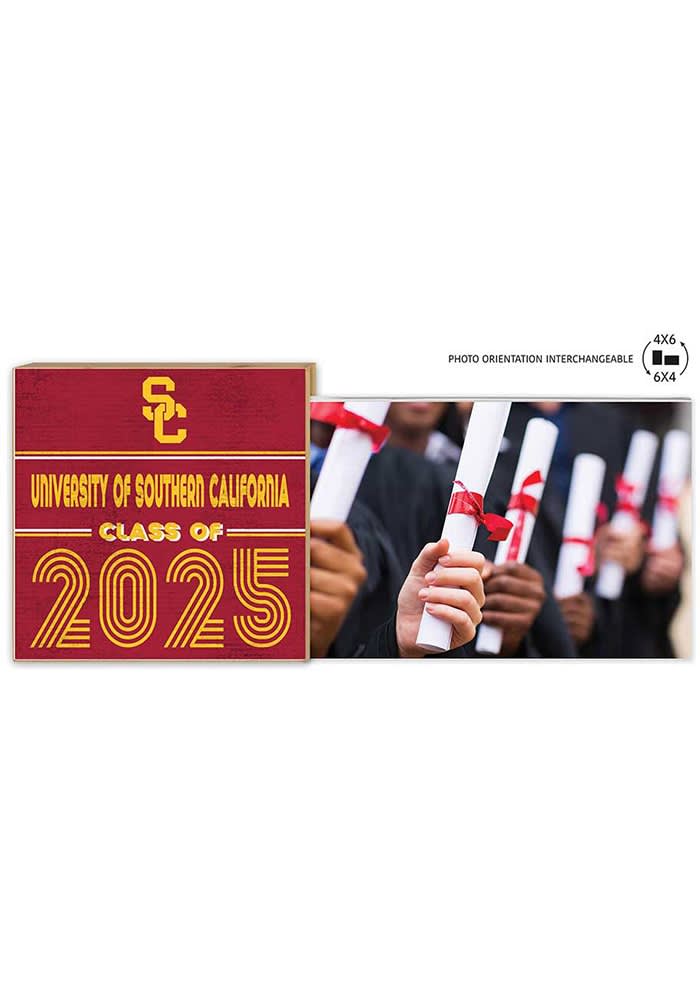 USC Trojans CARDINAL Class of 2025 unique photo frame Picture Frame ...