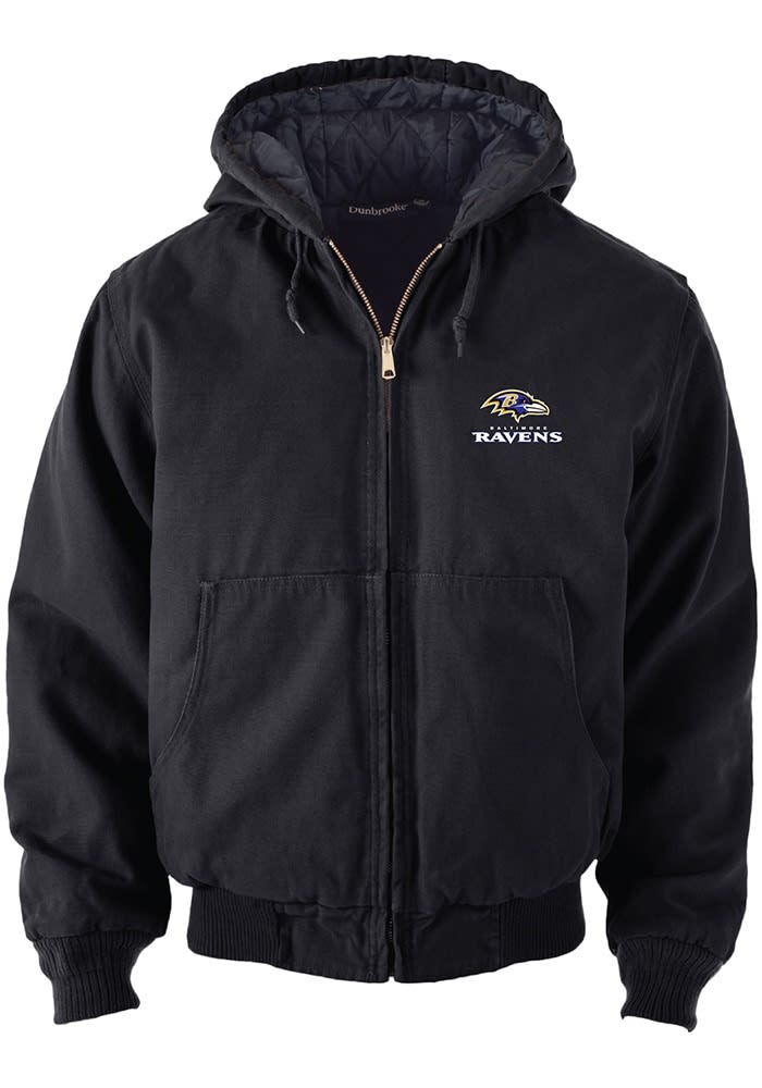 Dunbrooke Baltimore Ravens Mens BLACK Dakota Heavyweight Jacket - 43537746