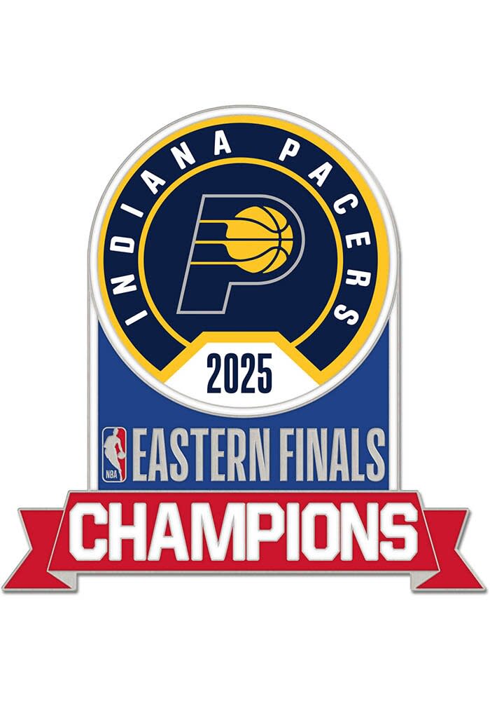 Indiana Pacers NAVY 2025 Conference Champion Souvenir Pin - 43684076