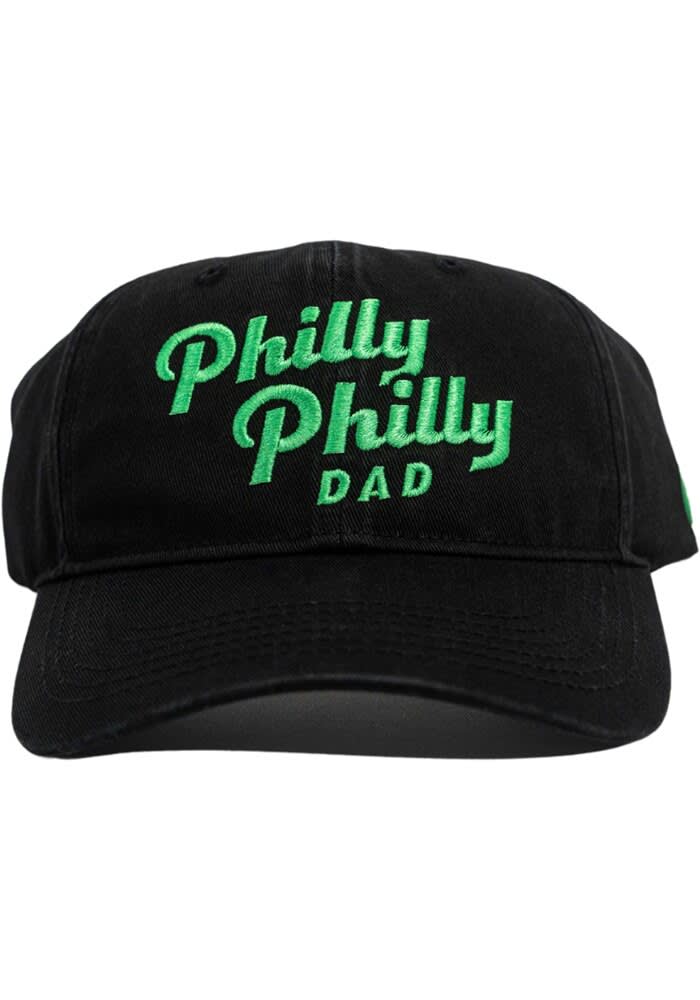 Philadelphia BLACK Philly Philly Dad Unstructured Adjustable Hat - 43791784