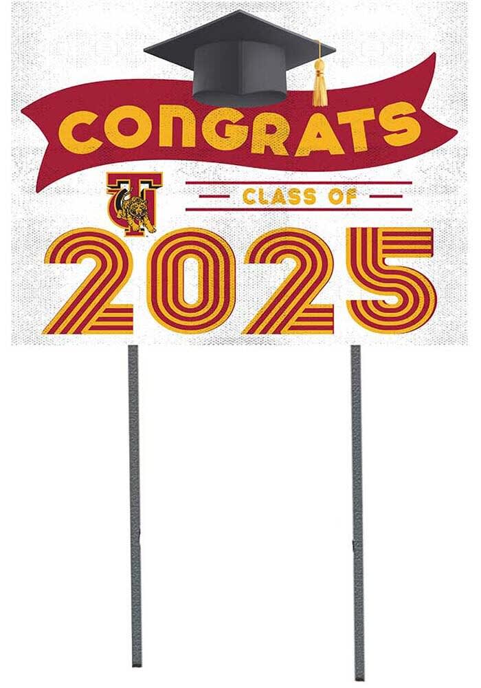 Tuskegee University White Class of 2025 graduation graphic Yard Sign ...