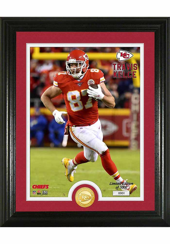 Kansas City Chiefs Travis Kelce Bronze Coin Photo Mint Plaque