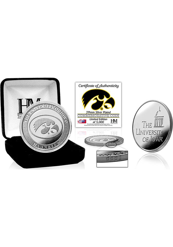 Iowa Hawkeyes Silver Mint Coin Collectible - SILVER