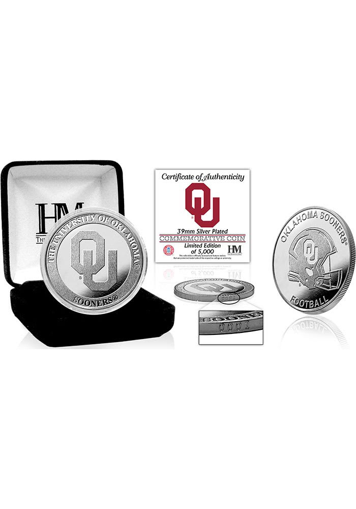 Oklahoma Sooners SILVER Silver Mint Coin Collectible - 4441779