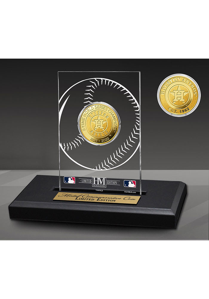 Houston Astros 2022 World Series Champions 2 Time Gold Coin Collectible