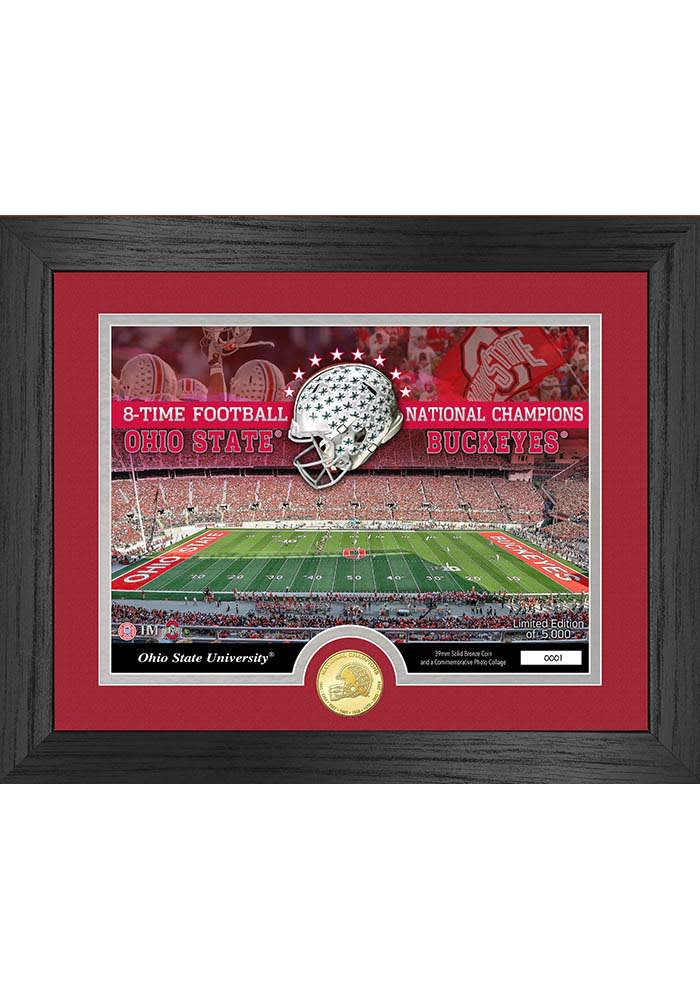 Ohio State Buckeyes Red Stadium PM Plaque - 4442395
