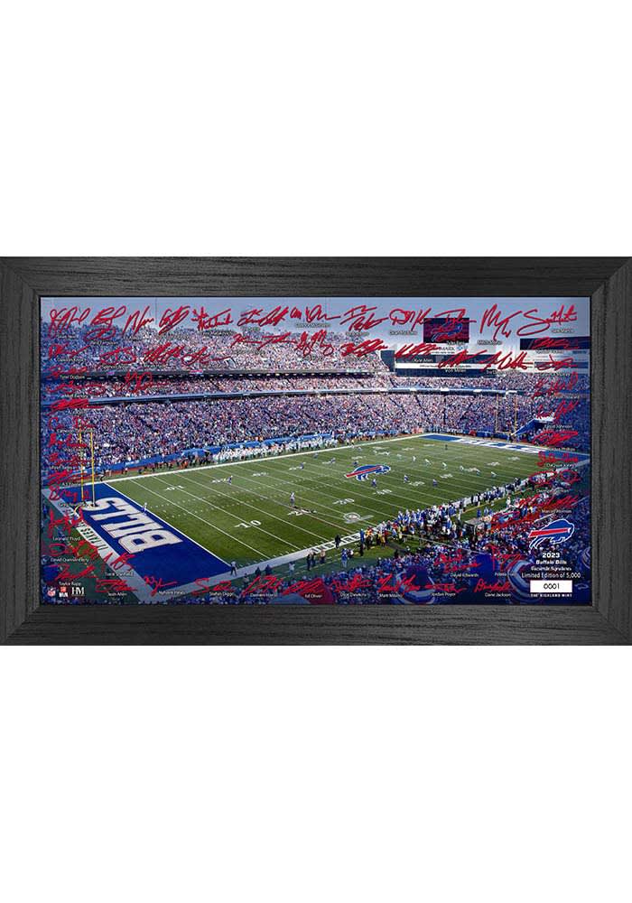 Buffalo Bills WHITE 2023 Signature Gridiron Collection Picture Frame ...