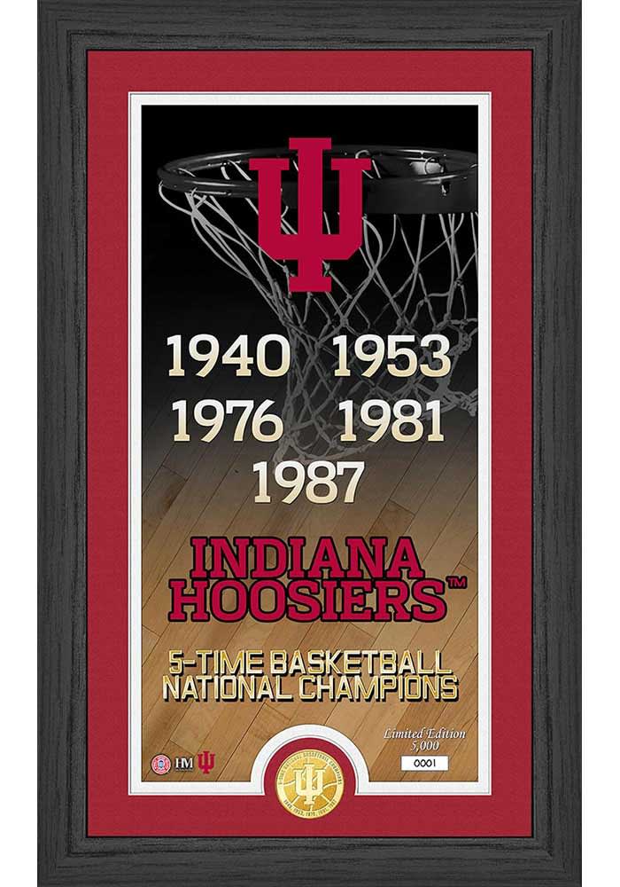 Indiana Hoosiers Red Legacy Plaque - 4442515