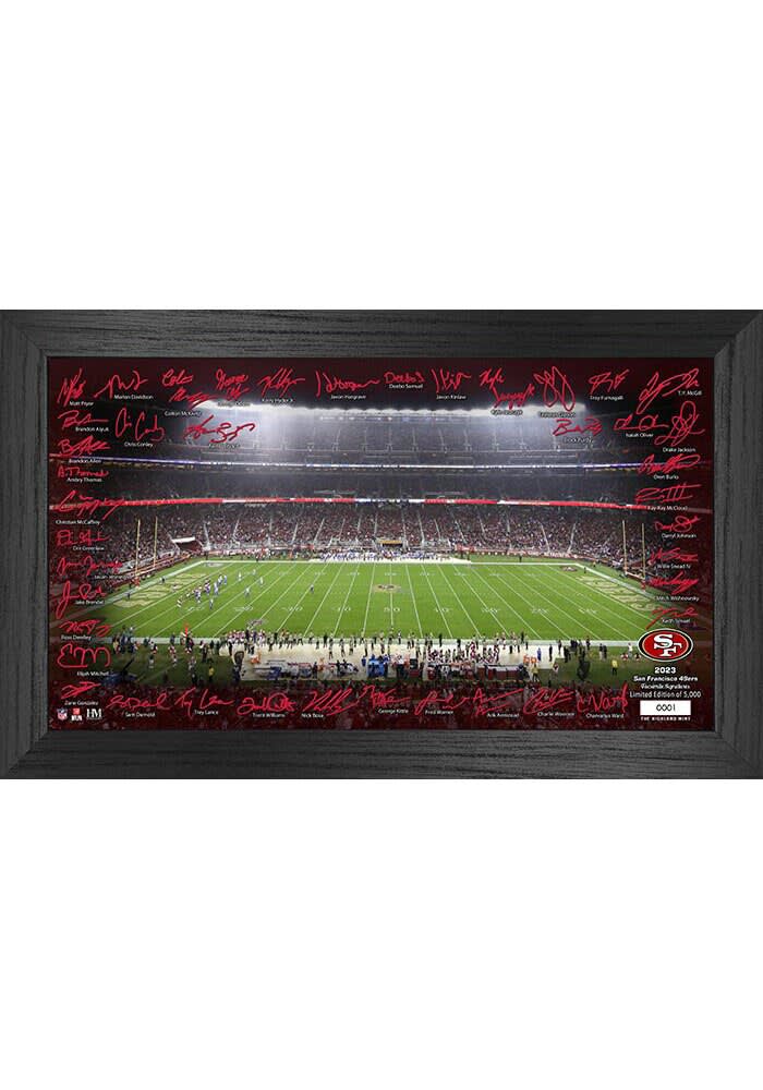 San Francisco 49ers 2023 Signature Gridiron Collection Picture Frame - RED