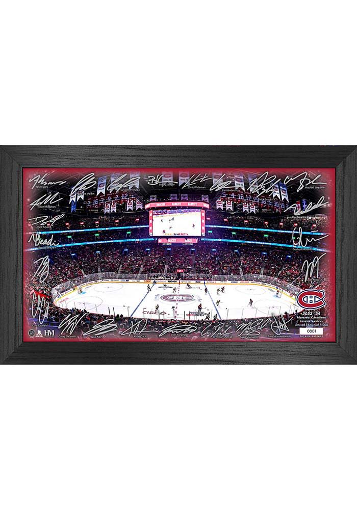 Montreal Canadiens Signature Rink Picture Frame - BLACK