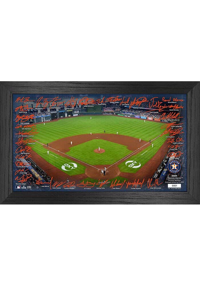 Houston Astros 2024 Signature Field Plaque - BLACK