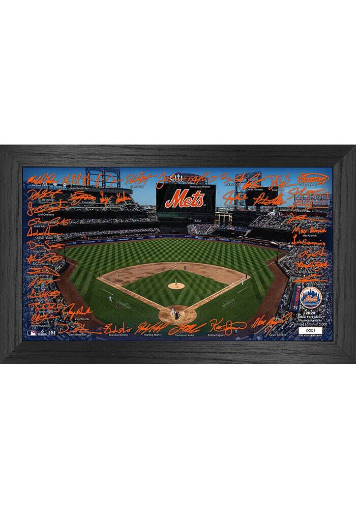 New York Mets 2024 Signature Field Plaque - BLACK